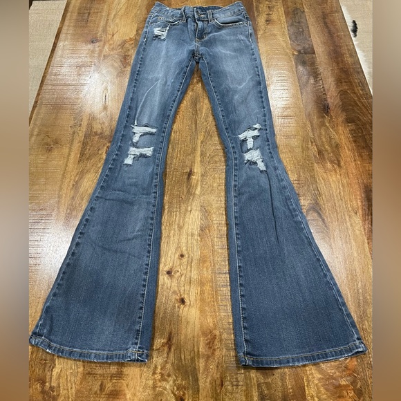 Carmar | Jeans | Carmar Distressed Bellbottoms | Poshmark